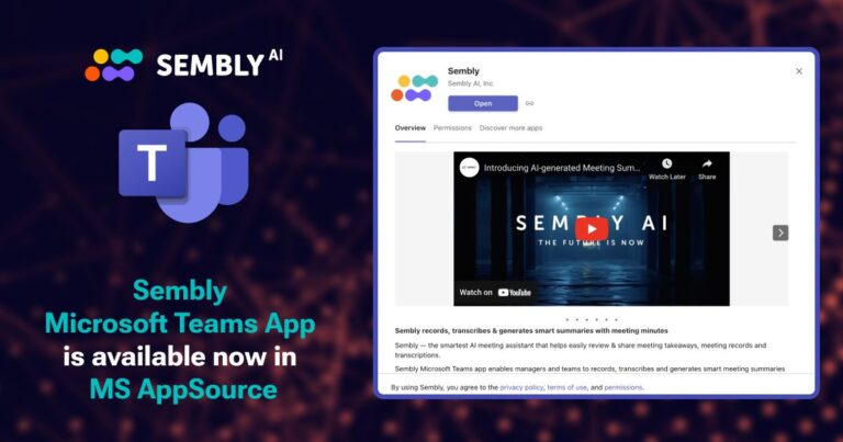 How to Share a Teams Recording | Sembly AI