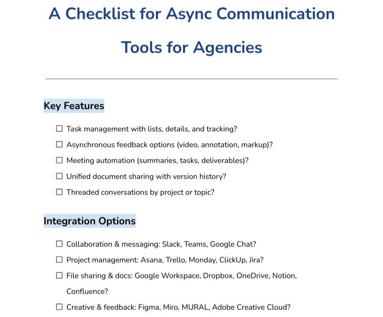 Asynchronous Communication Tools for Agencies in 2026 - Sembly AI