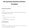 Quarterly Business Review: Agenda, Templates, and Examples | Sembly AI